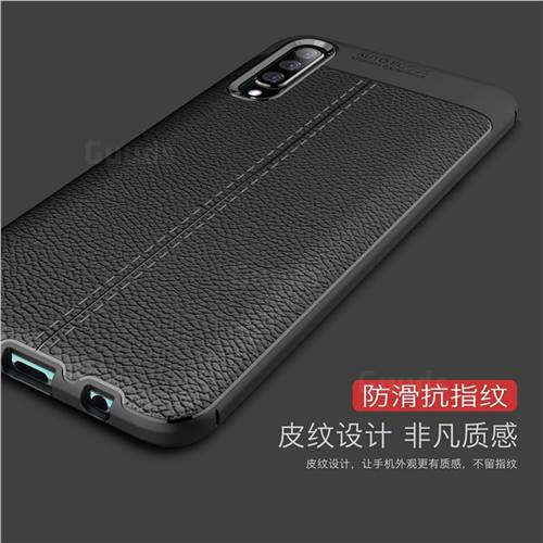 Luxury Auto Focus Litchi Texture Silicone TPU Back Cover for Samsung ...