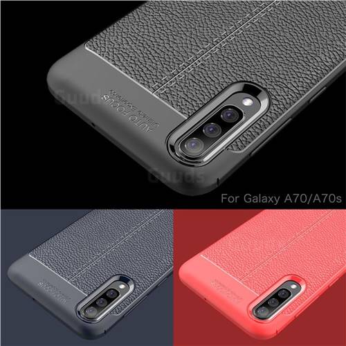 Luxury Auto Focus Litchi Texture Silicone TPU Back Cover for Samsung ...