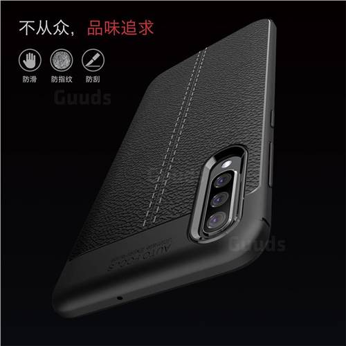 Luxury Auto Focus Litchi Texture Silicone TPU Back Cover for Samsung ...