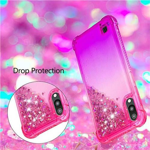 Rainbow Gradient Liquid Glitter Quicksand Sequins Phone Case for ...