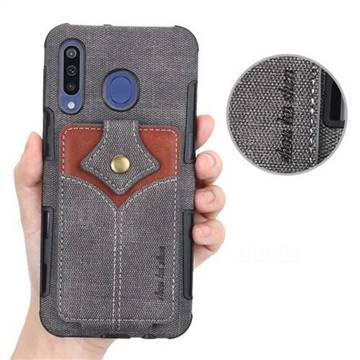 Maple Pattern Canvas Multi-function Leather Phone Back Cover for ...