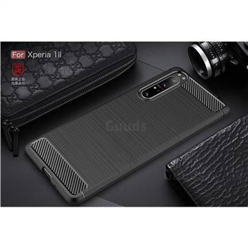 Luxury Carbon Fiber Brushed Wire Drawing Silicone TPU Back Cover for ...