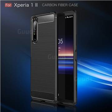 Luxury Carbon Fiber Brushed Wire Drawing Silicone TPU Back Cover for ...