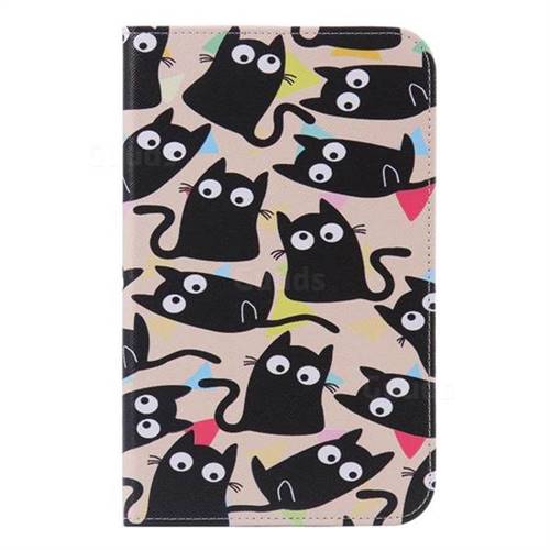 Cute Kitten Cat Folio Flip Stand Leather Wallet Case for Samsung Galaxy ...