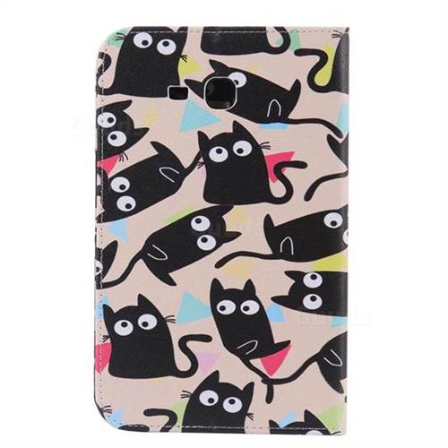 Cute Kitten Cat Folio Flip Stand Leather Wallet Case for Samsung Galaxy ...