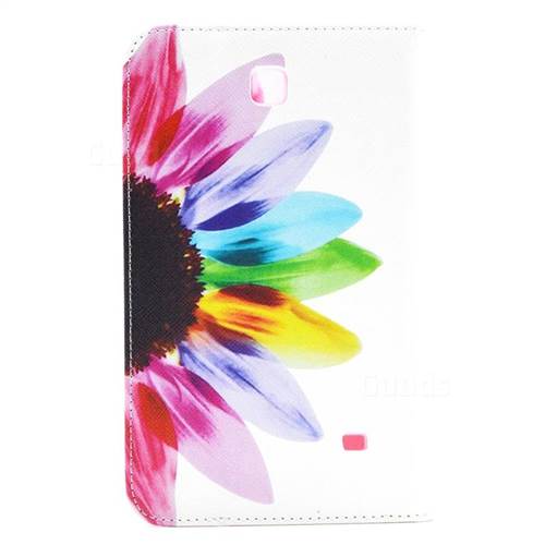 Seven-color Flowers Folio Stand Leather Wallet Case for Samsung Galaxy ...