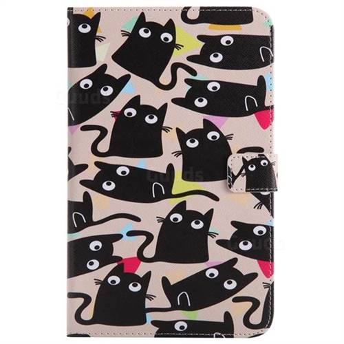 Cute Kitten Cat Folio Flip Stand Leather Wallet Case for Samsung Galaxy ...