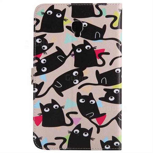 Cute Kitten Cat Folio Flip Stand Leather Wallet Case for Samsung Galaxy ...