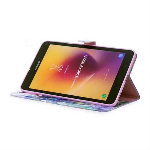 Watercolor Owl 3D Painted Leather Tablet Wallet Case for Samsung Galaxy ...