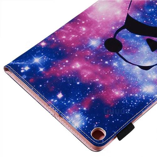 Panda Baby Matte Leather Wallet Tablet Case for Samsung Galaxy Tab A 10 ...
