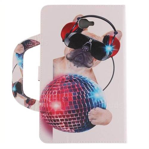 Fashion Dog Handbag Tablet Leather Wallet Flip Cover for Samsung Galaxy ...