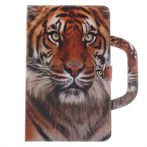 Siberian Tiger Handbag Tablet Leather Wallet Flip Cover for Samsung ...