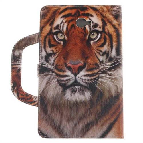 Siberian Tiger Handbag Tablet Leather Wallet Flip Cover for Samsung ...