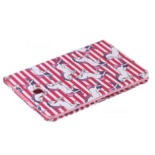 Angel Horse Folio Flip Stand Leather Wallet Case for Samsung Galaxy Tab ...