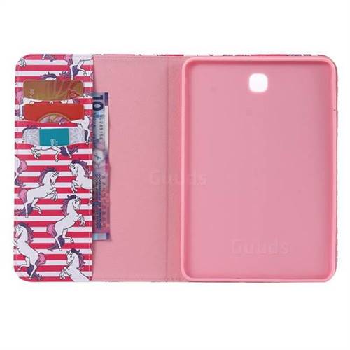 Angel Horse Folio Flip Stand Leather Wallet Case for Samsung Galaxy Tab ...