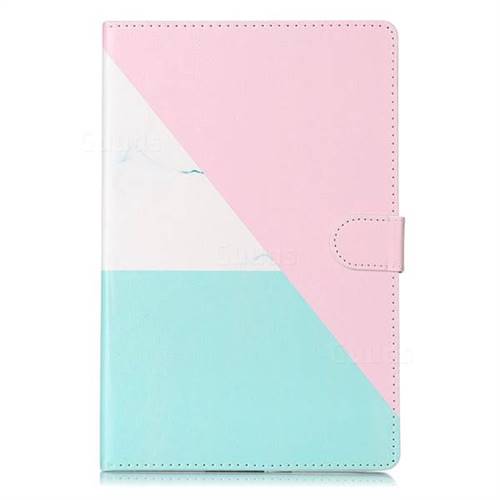 Tricolor Marble Folio Flip Stand PU Leather Wallet Case for Samsung ...