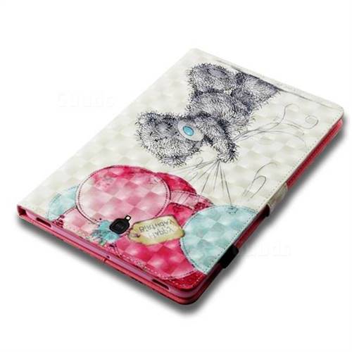 Gray Bear 3D Painted Leather Wallet Tablet Case for Samsung Galaxy Tab ...