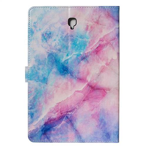 Blue Pink Marble Smooth Leather Tablet Wallet Case for Samsung Galaxy ...