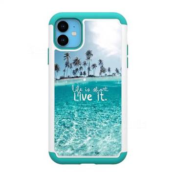 Sea and Tree Shock Absorbing Hybrid Defender Rugged Phone Case Cover ...