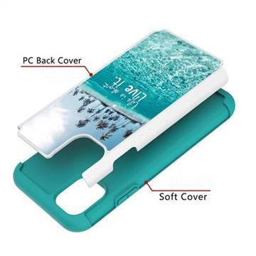 Sea and Tree Shock Absorbing Hybrid Defender Rugged Phone Case Cover ...
