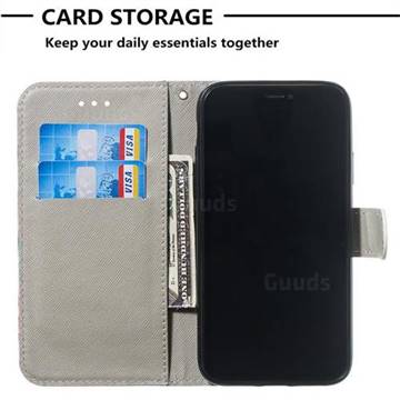 Elk Deer 3D Painted Leather Wallet Phone Case for iPhone 11 (6.1 inch ...