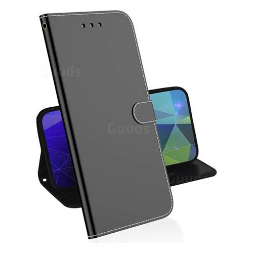 Shining Mirror Like Surface Leather Wallet Case for iPhone 11 (6.1 inch ...