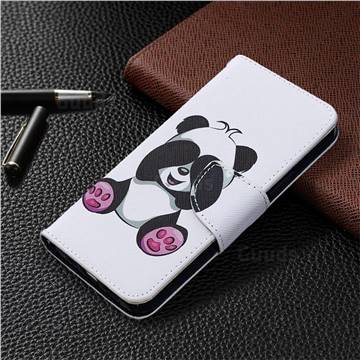 Lovely Panda Leather Wallet Case for iPhone 12 / 12 Pro (6.1 inch ...