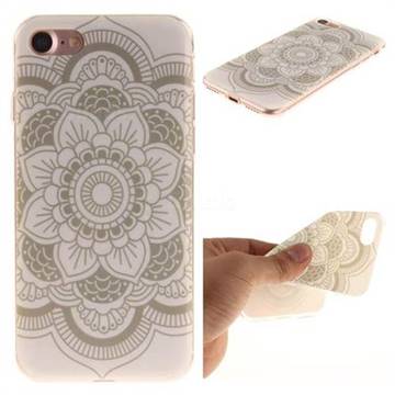 White Flowers IMD Soft TPU Back Cover for iPhone 8 / 7 8G 7G(4.7 inch ...