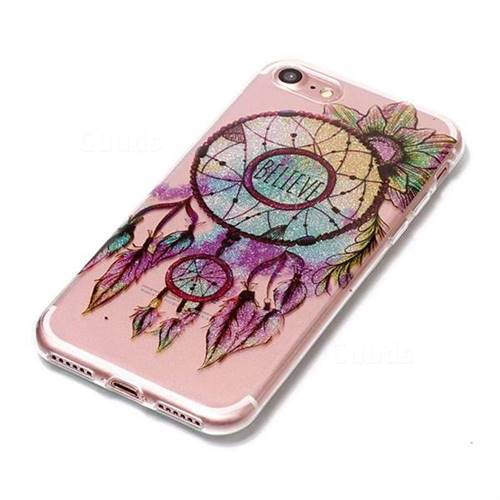 Flower Wind Chimes Super Clear Flash Powder Shiny Soft TPU Back Cover ...