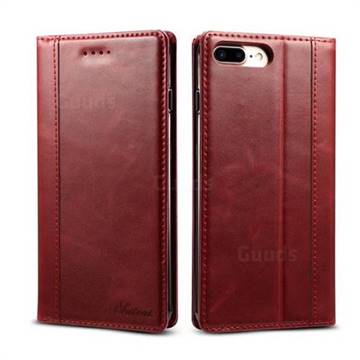 Suteni Luxury Classic Genuine Leather Phone Case for iPhone 8 Plus / 7 ...