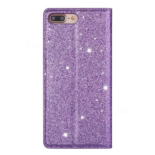Ultra Slim Glitter Powder Magnetic Automatic Suction Leather Wallet ...
