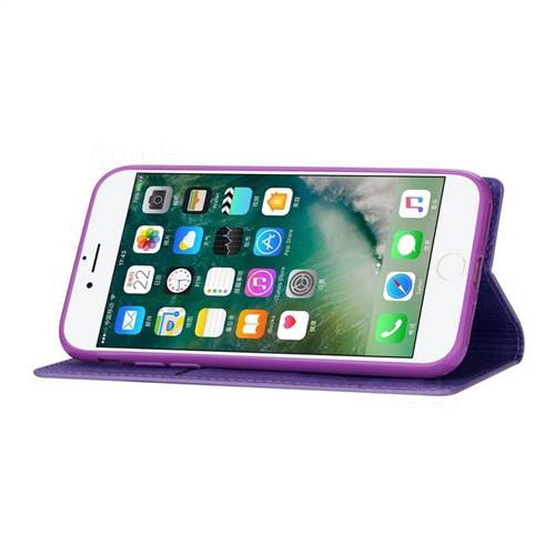 Ultra Slim Glitter Powder Magnetic Automatic Suction Leather Wallet ...