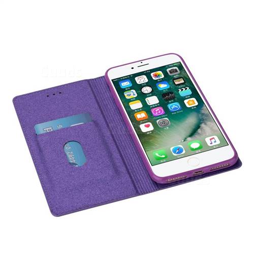 Ultra Slim Glitter Powder Magnetic Automatic Suction Leather Wallet ...