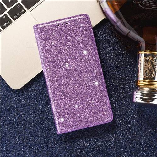 Ultra Slim Glitter Powder Magnetic Automatic Suction Leather Wallet ...