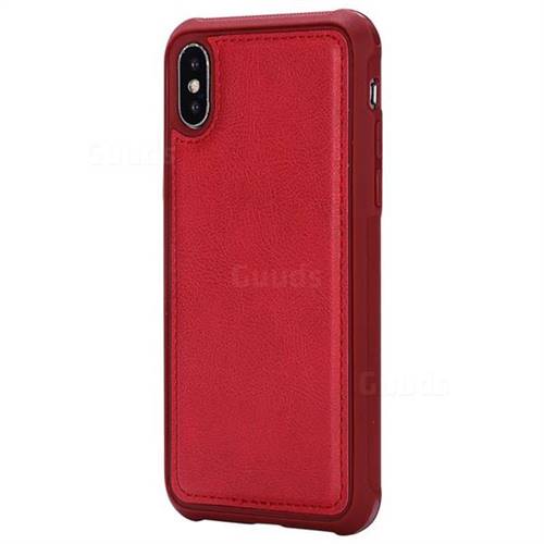 Retro Luxury Multifunction Zipper Leather Phone Wallet for iPhone XS ...