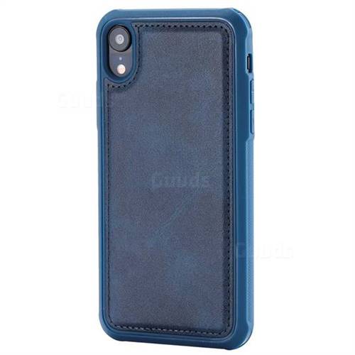 Luxury Shatter-resistant Leather Coated Phone Back Cover for iPhone Xr ...