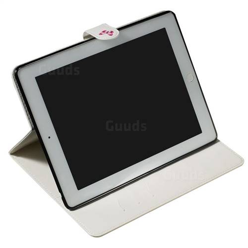 Mandala Flower Smooth Leather Tablet Wallet Case for iPad 4 the New iPad iPad2 iPad3 - Leather ...