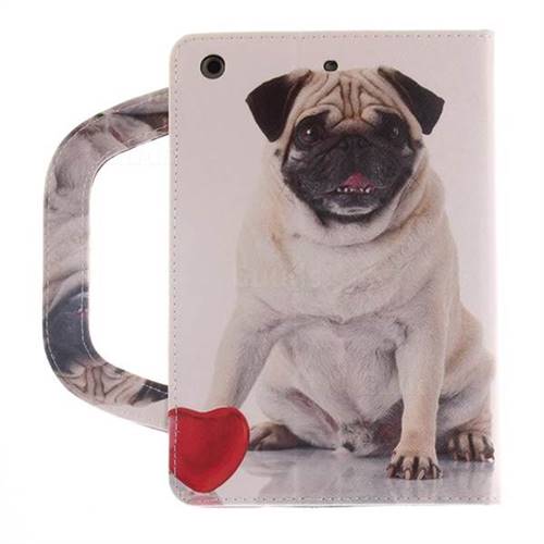 Pug Dog Handbag Tablet Leather Wallet Flip Cover for iPad Air iPad5 ...