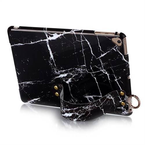 Black Stone Marble Clear Bumper Glossy Rubber Silicone Wrist Band ...