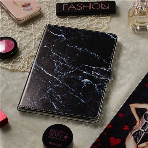 Black Marble Smooth Leather Tablet Wallet Case for iPad Mini 5 Mini5 ...