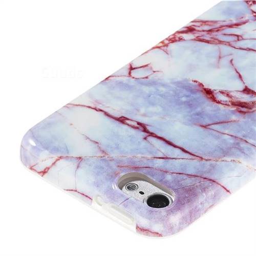 White Stone Marble Clear Bumper Glossy Rubber Silicone Phone Case for ...